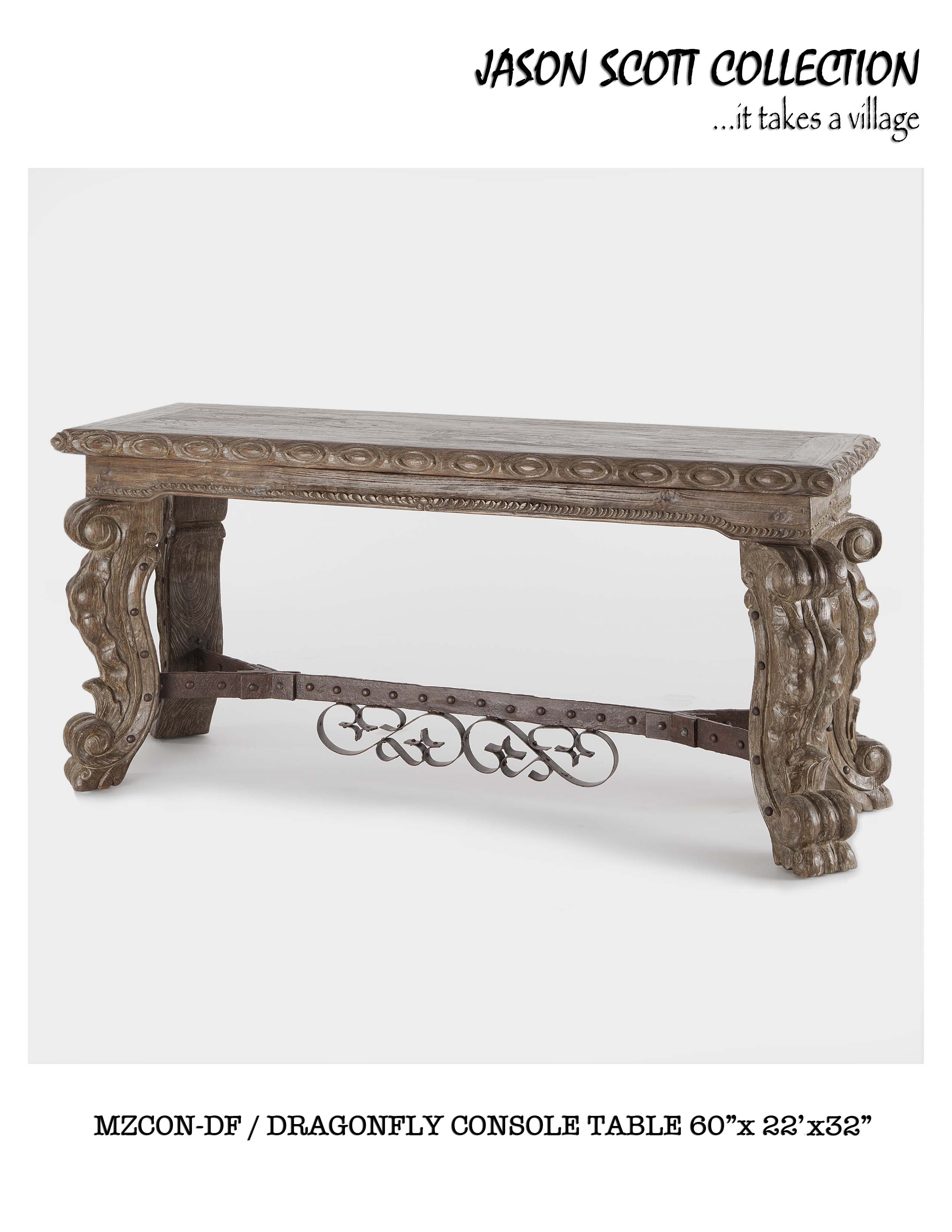 Dragonfly Console Table – Hat Creek Interiors