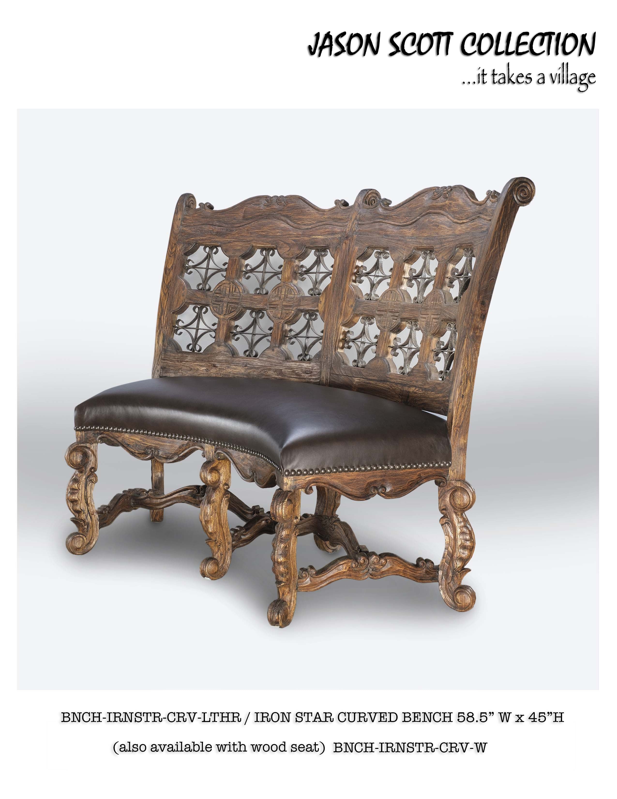 Jason Scott Collection (Chairs & Benches) – Hat Creek Interiors