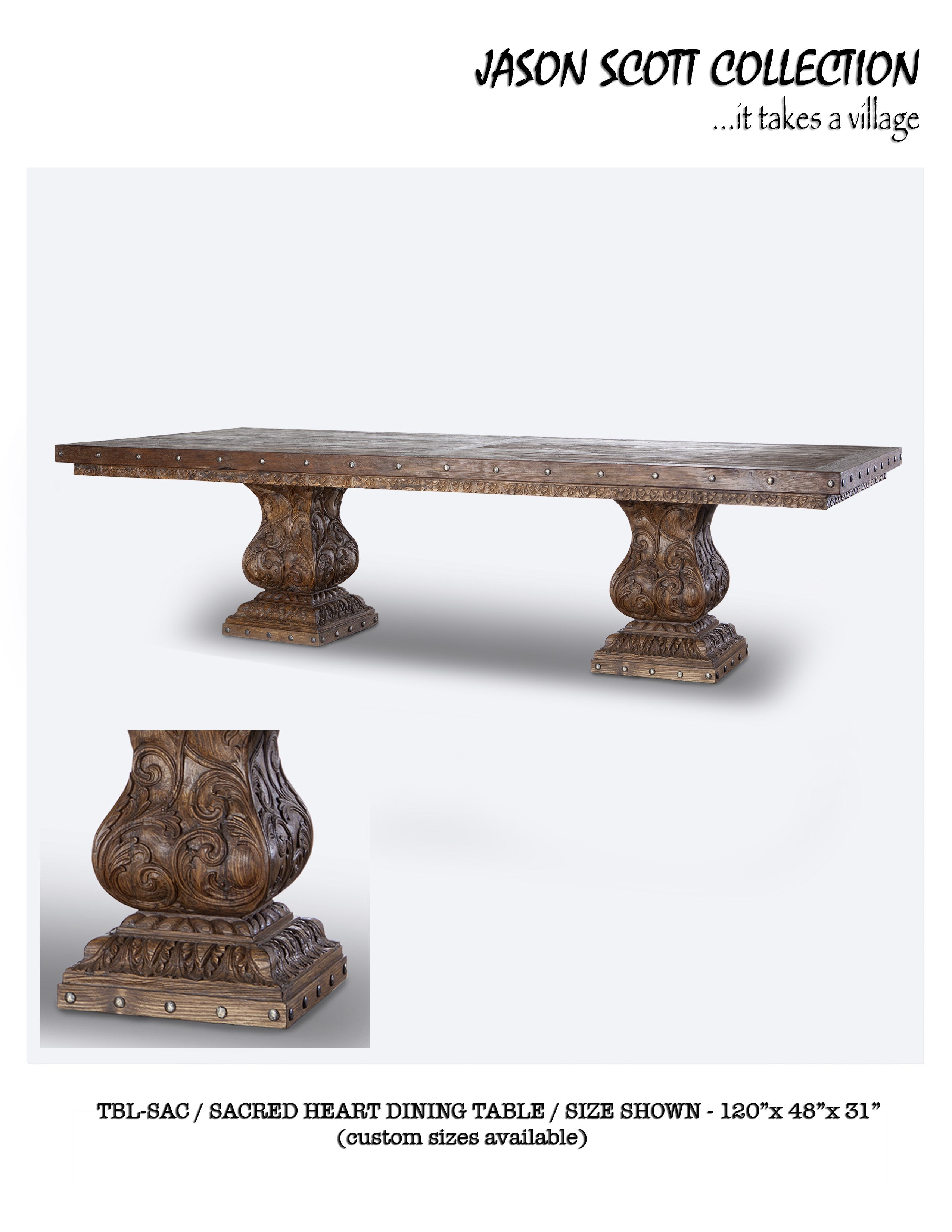 Jason Scott Collection (Dining Tables) – Hat Creek Interiors