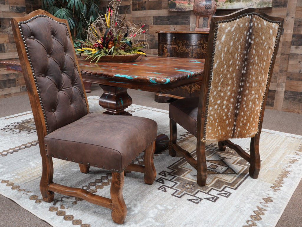 Eastwood Axis Hide Dining Chair - Handcrafted Luxury Dinning Seating ...