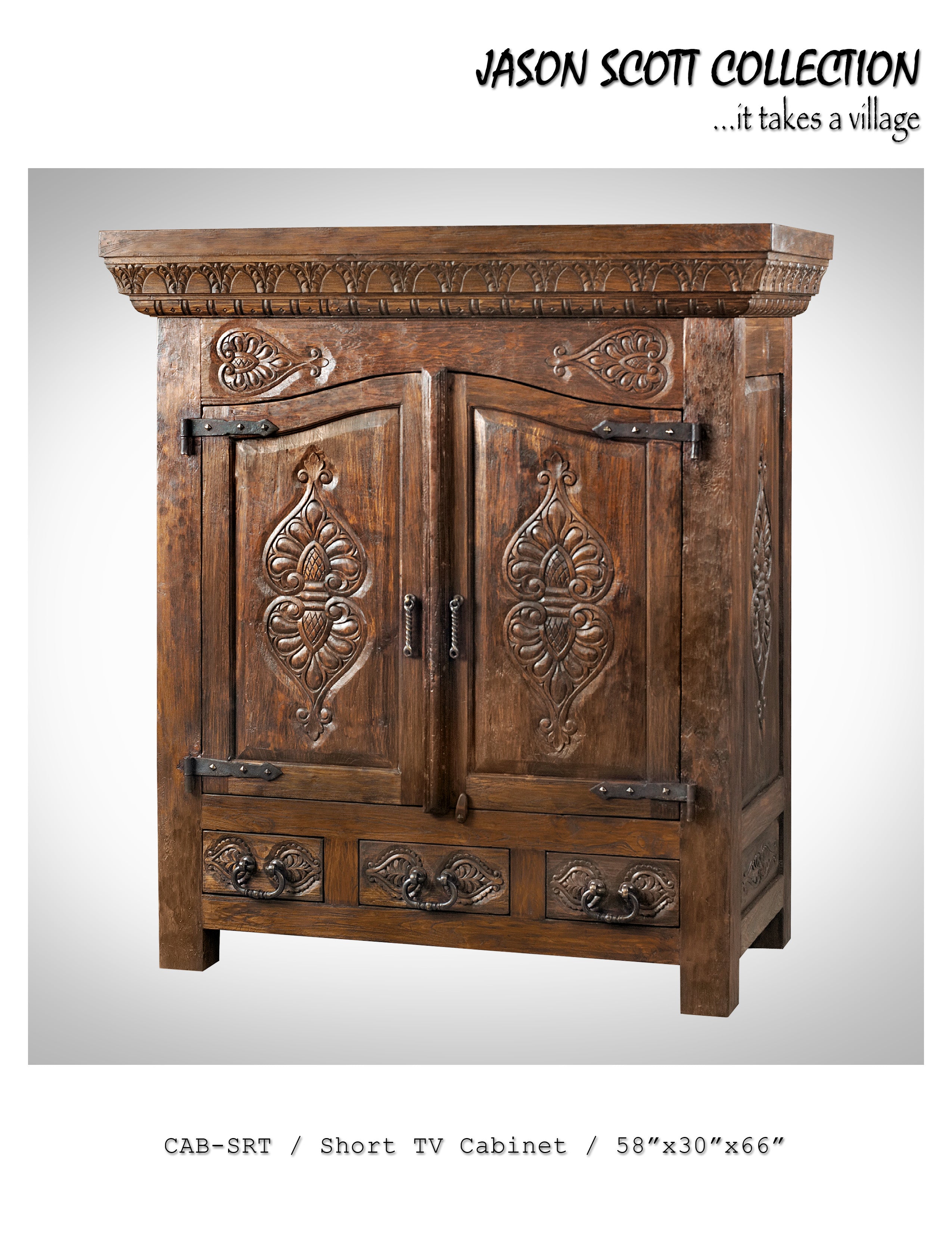 Short TV Cabinet – Hat Creek Interiors