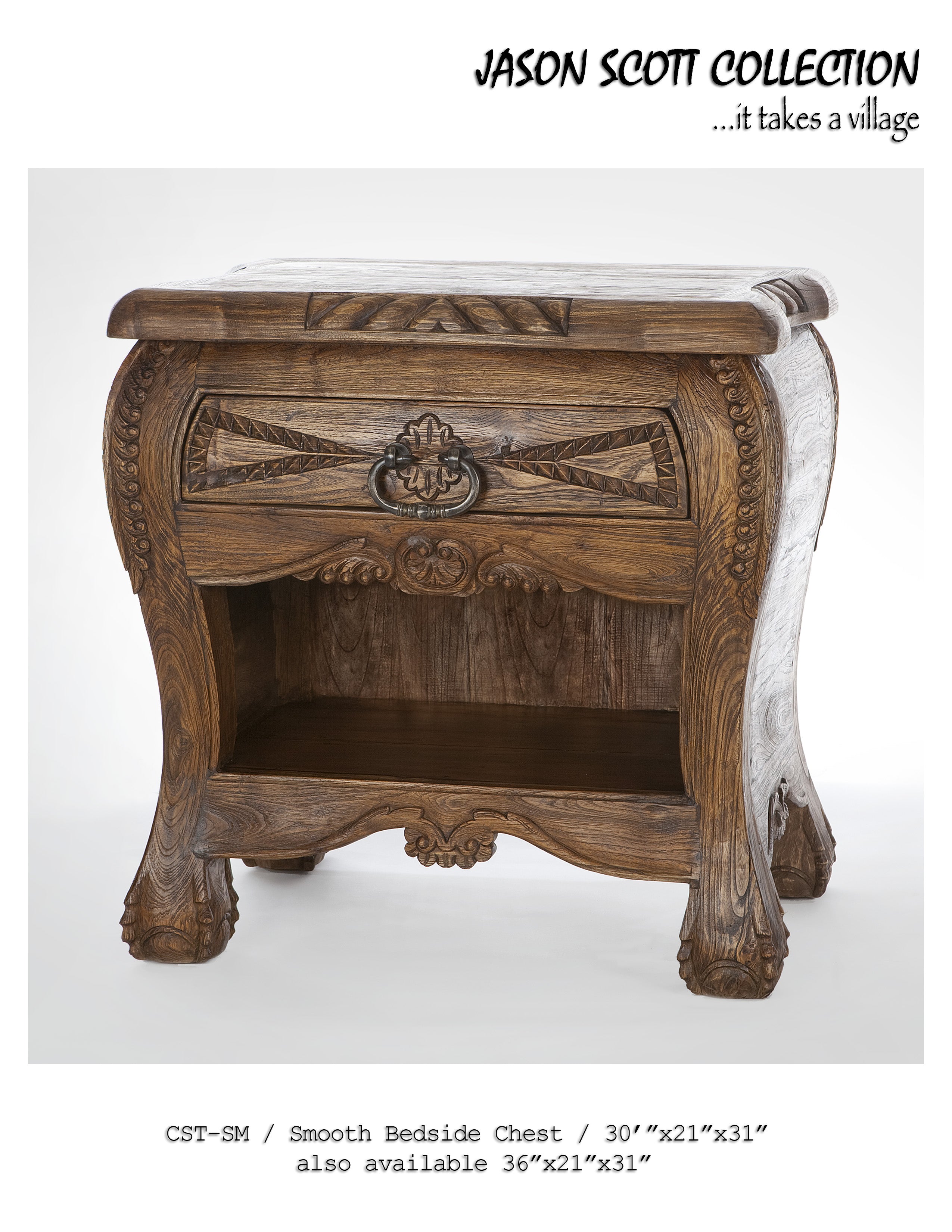 Smooth Bedside Chest – Hat Creek Interiors