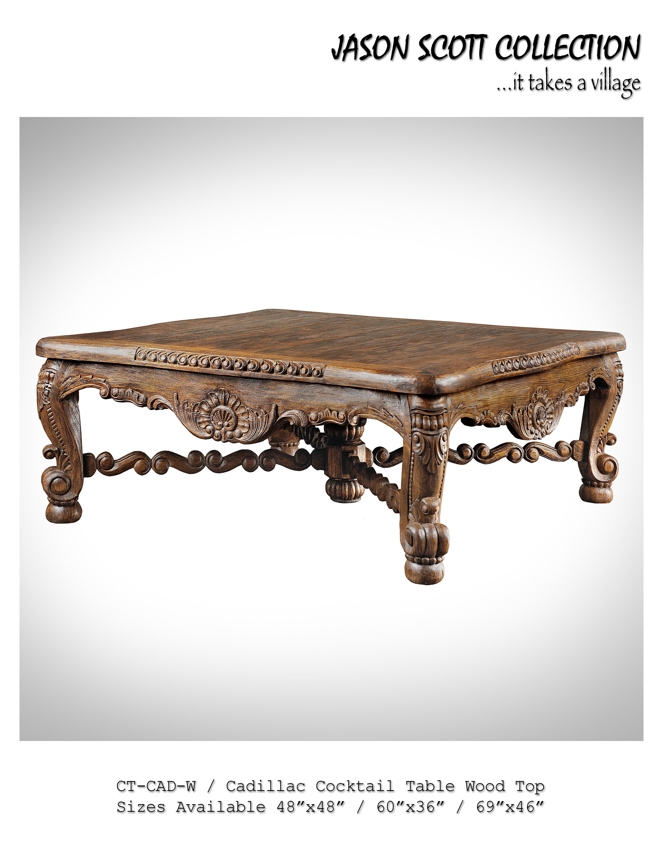 Cadillac Cocktail Table - Western Inspired Design - Hat Creek Interiors
