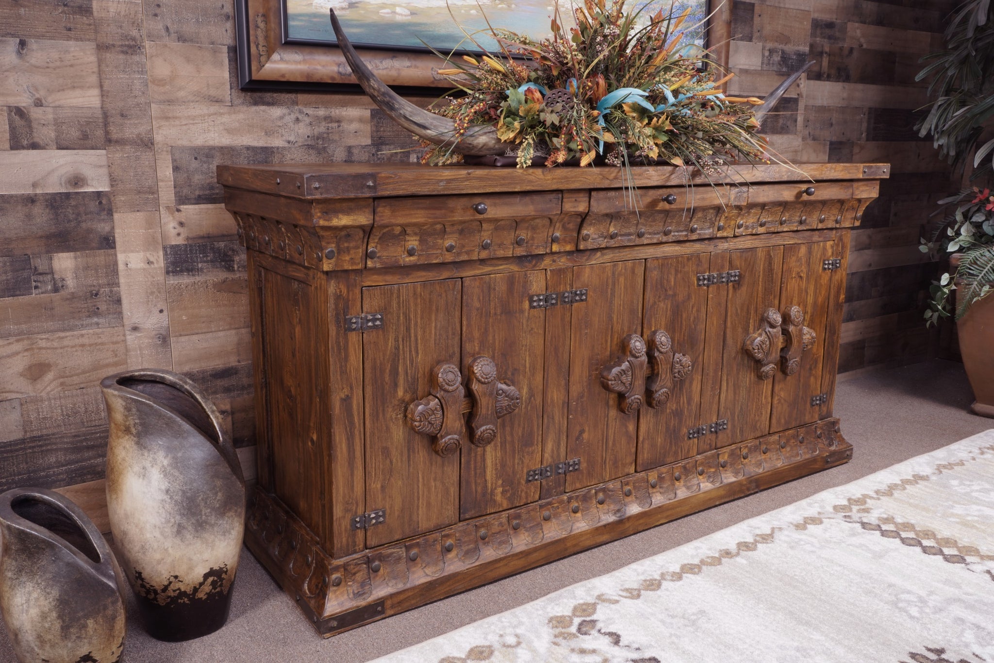 Jason Scott Wood Lock Buffet – Hat Creek Interiors