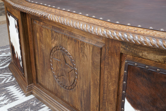 Executive Western Star Desk | High End Western Desks – Hat Creek Interiors