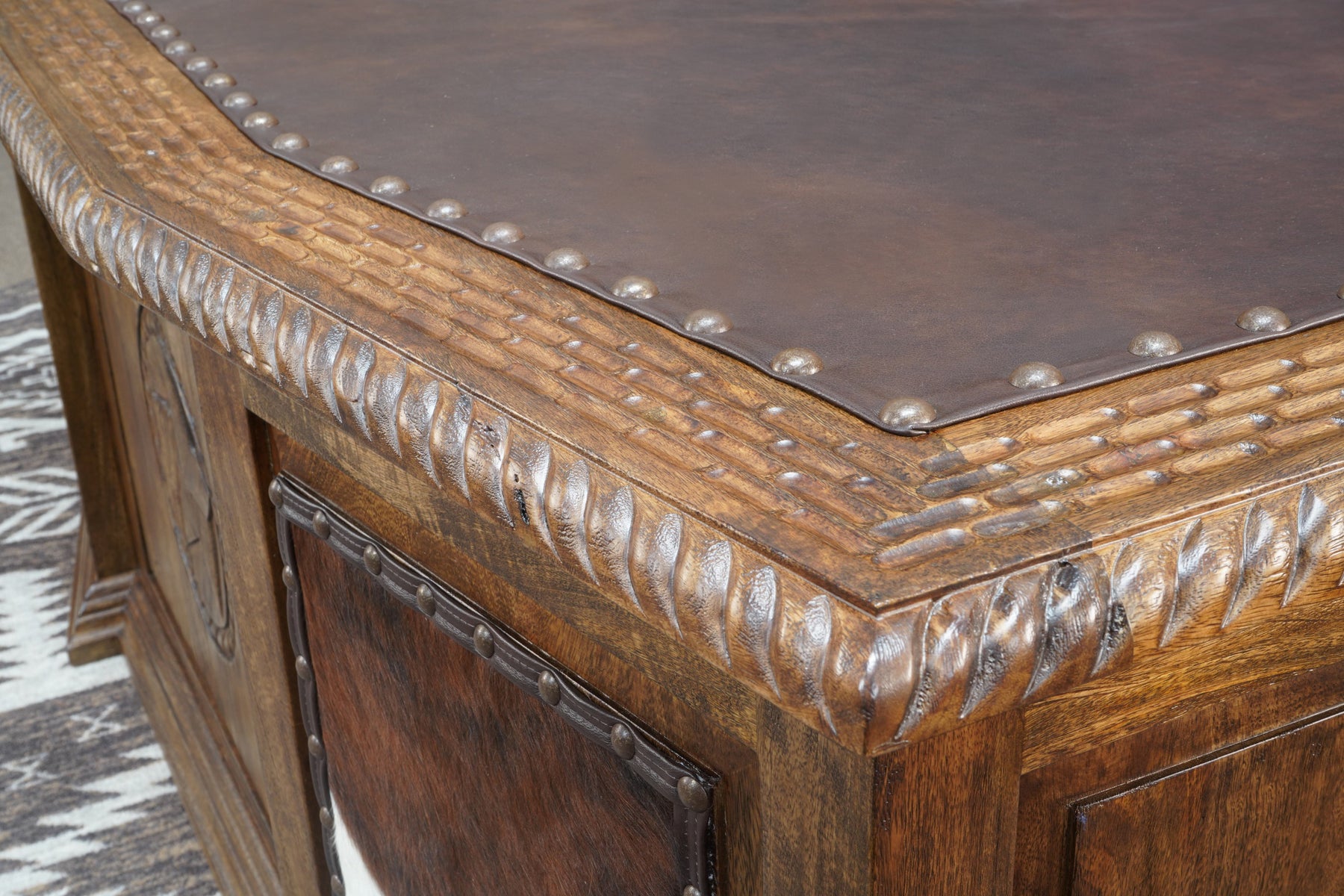 Executive Western Star Desk | High End Western Desks – Hat Creek Interiors