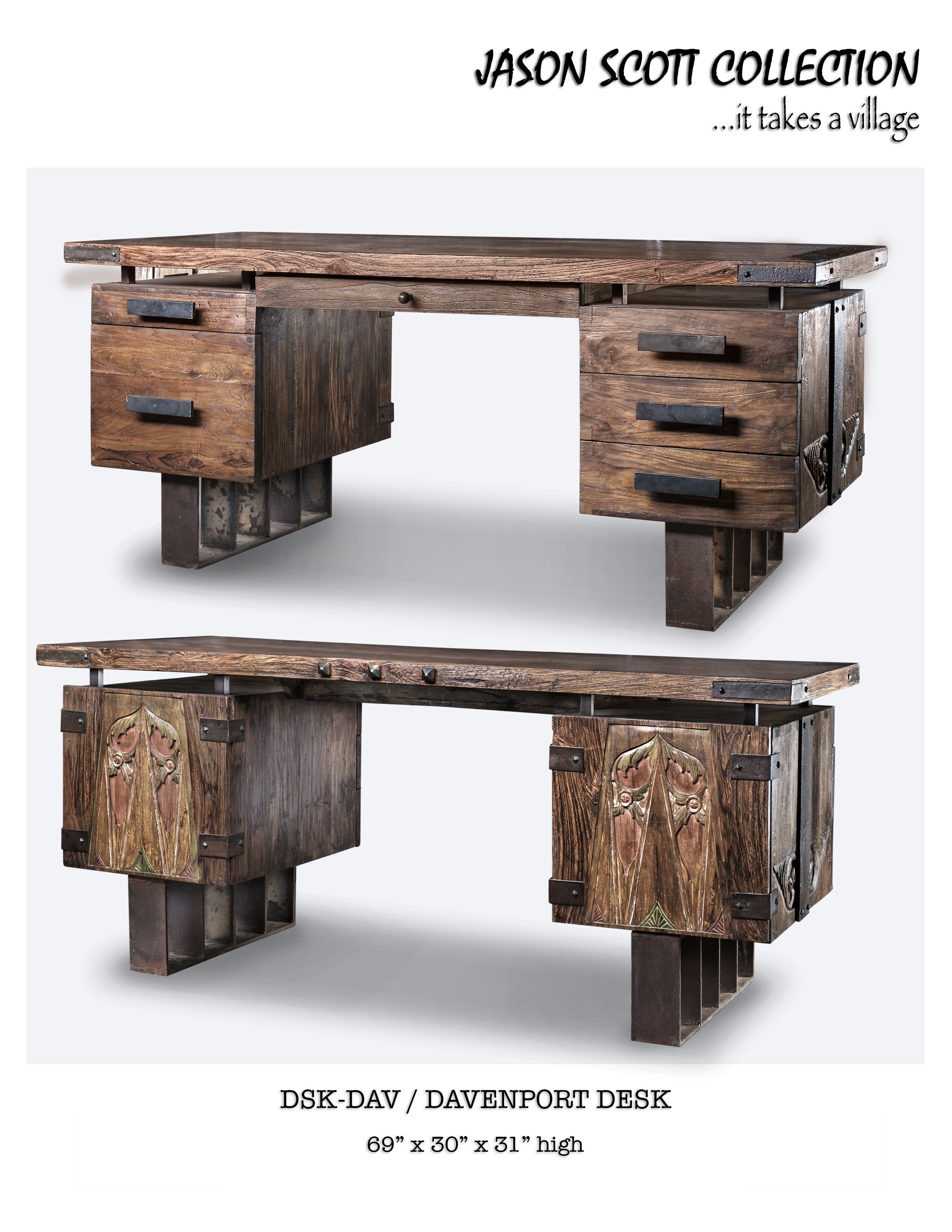 Davenport Desk – Hat Creek Interiors