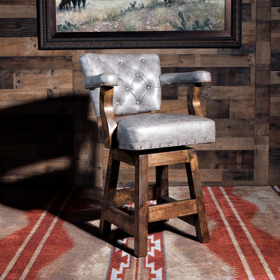 Western Bar Stools | Chisum Bar Stools – Hat Creek Interiors