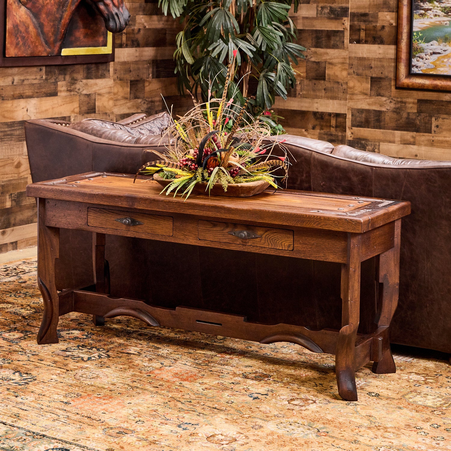 Hacienda Rustic Console Table – Hat Creek Interiors