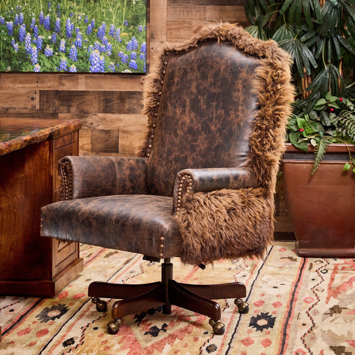 Tatonka Buffalo Office Chair – Hat Creek Interiors