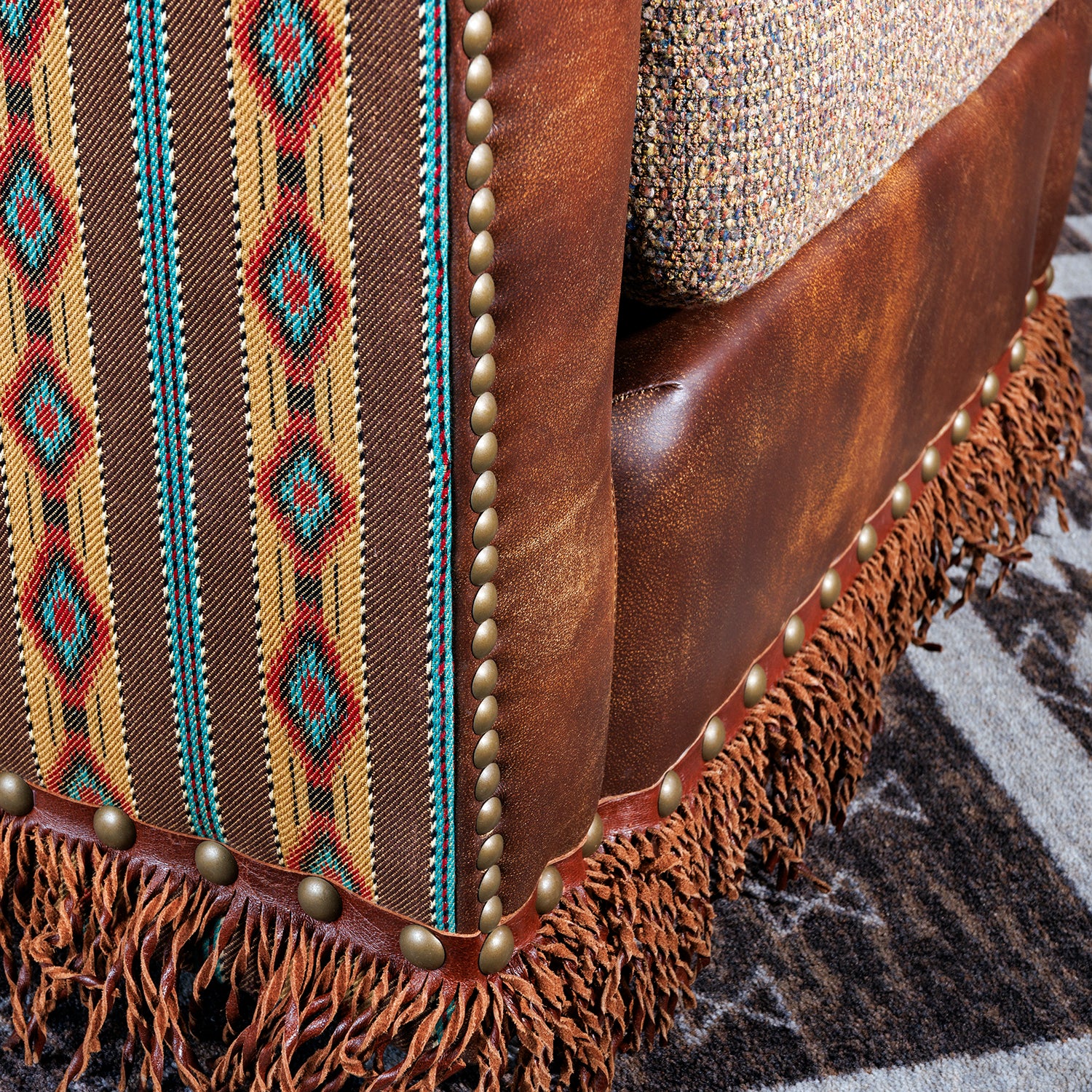 Yellowstone Leather Swivel Chair – Hat Creek Interiors