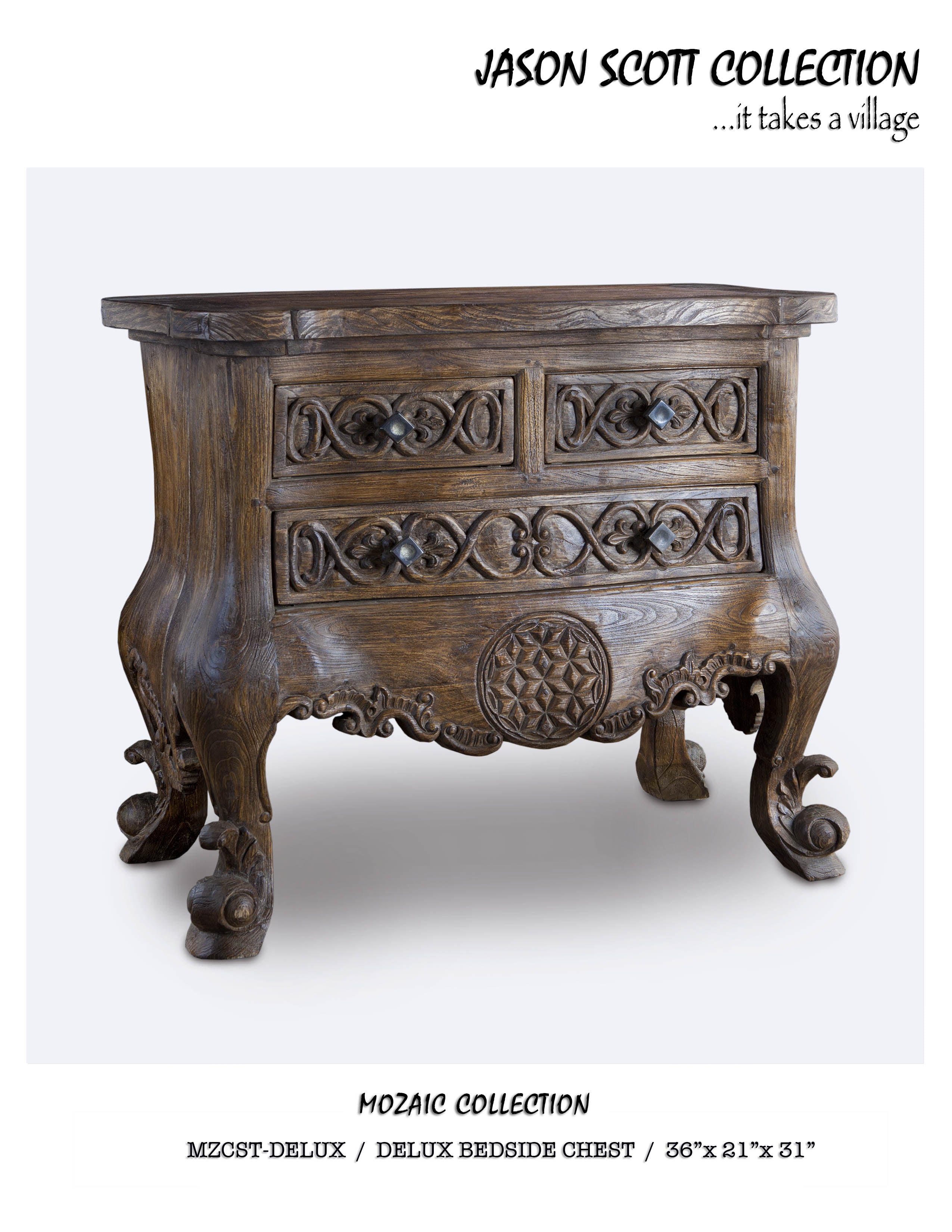 Deluxe Bedside Chest – Hat Creek Interiors