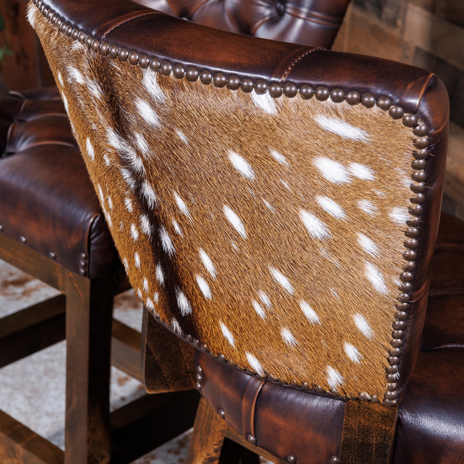 Chisum Axis Barstool - Armless | Axis Hide Chisum Bar Stools – Hat ...