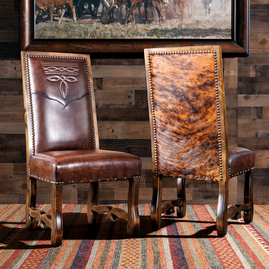 Upscale Western Dining Chairs – Hat Creek Interiors
