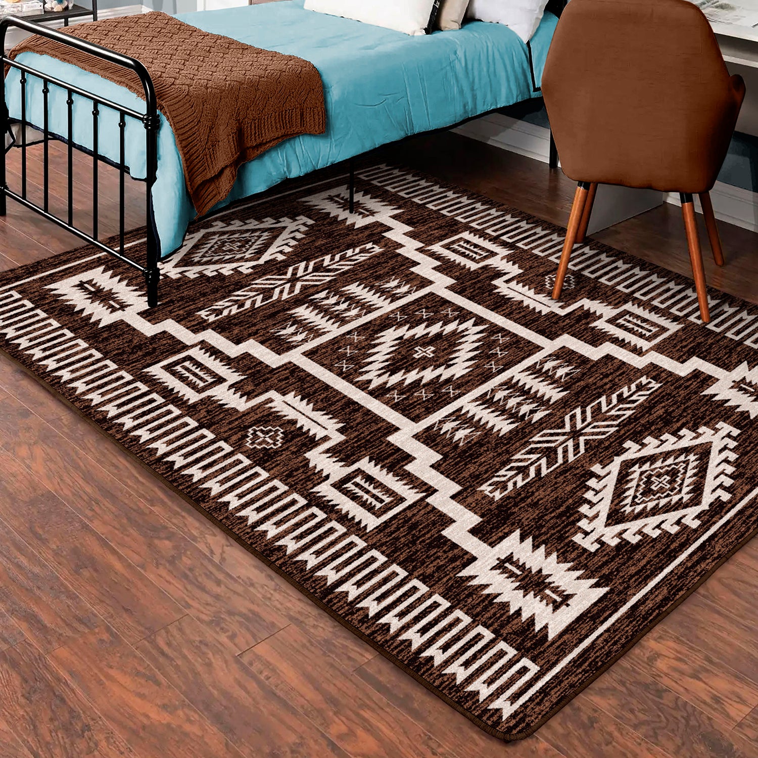 Chocolate Cloudburst Rug | High-End Western Rugs & Runners – Hat Creek ...