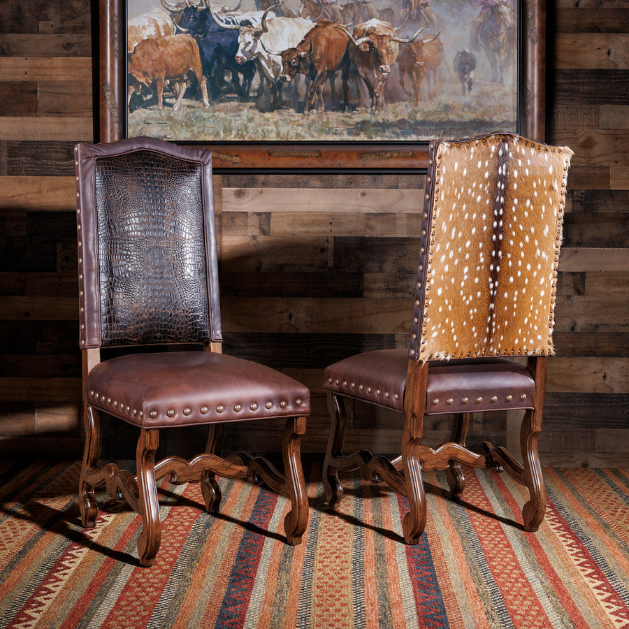Upscale Western Dining Chairs – Hat Creek Interiors