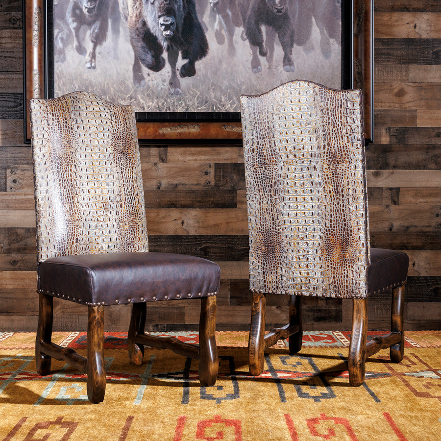 Upscale Western Dining Chairs – Hat Creek Interiors