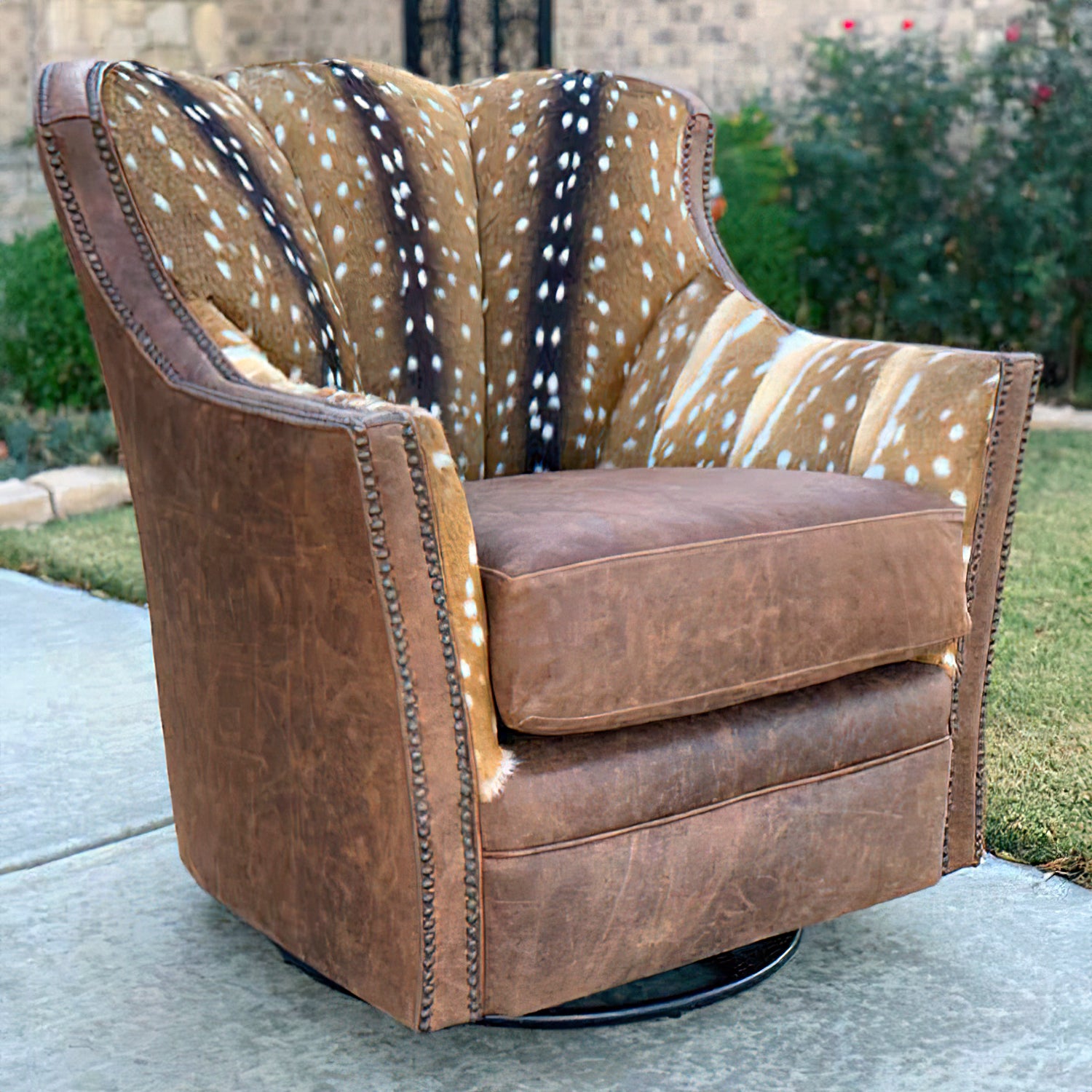 Puma Swivel-Glider Chair with Axis – Hat Creek Interiors