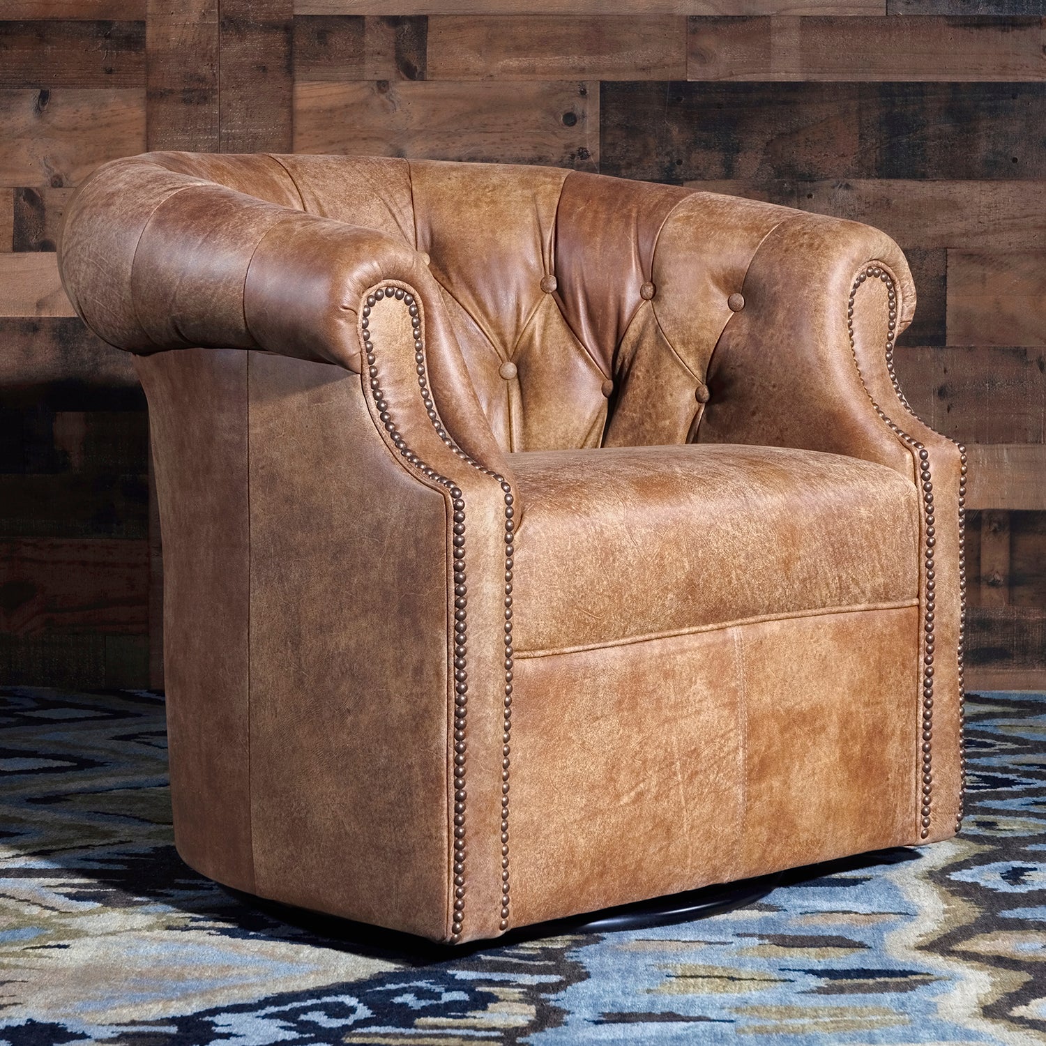 Rawhide Leather Thinking Chair – Hat Creek Interiors