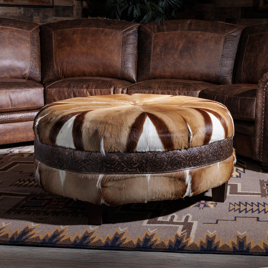 Elegant Western Ottomans | High-End Western Furniture – Hat Creek Interiors