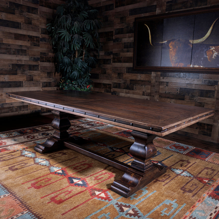 Kingsville Dining Table | Rustic Dining Tables – Hat Creek Interiors