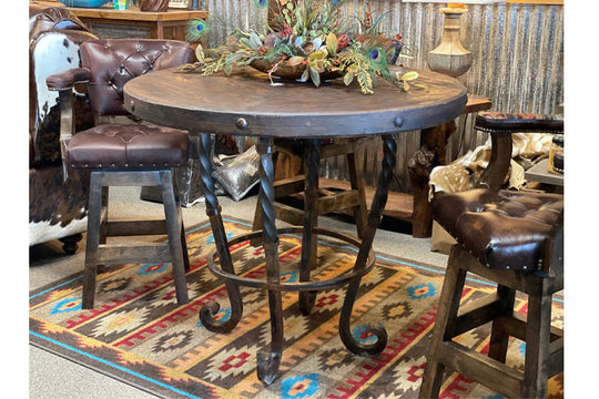 Western Rustic Bar & Pub Tables – Hat Creek Interiors
